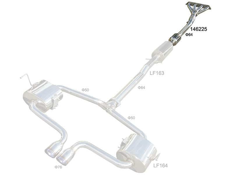 Mini Hatch/Hardtop Mk1 (R50/R53) '00-'06: Mini Cooper S Exhaust ...
