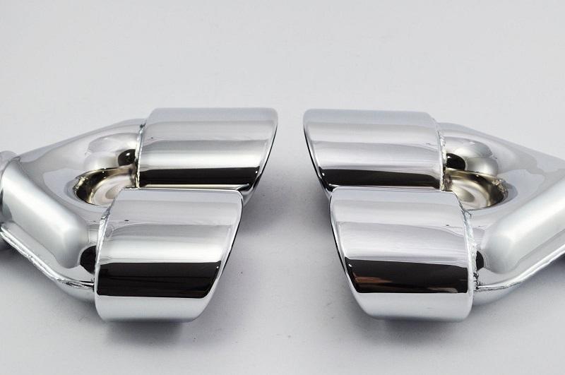 Exhaust Tips: universal Stainless Steel Exhaust Tips Dual Mercedes AMG ...
