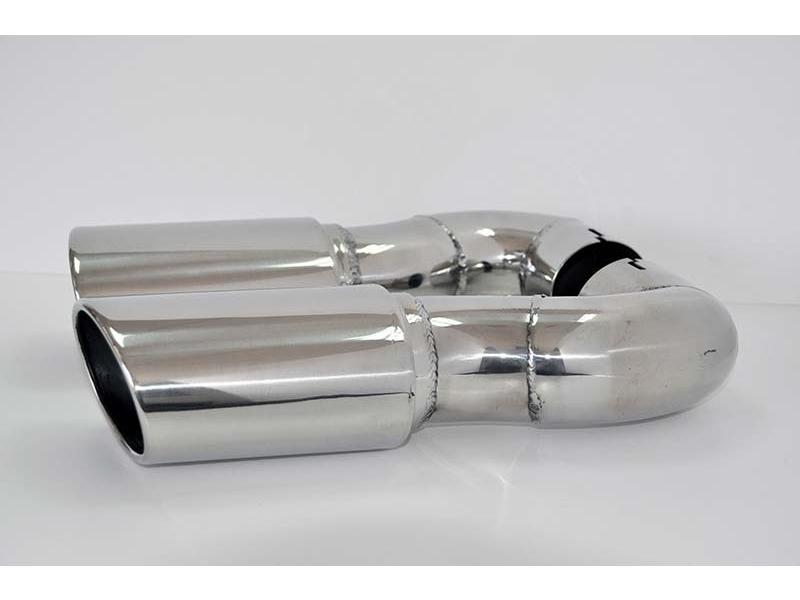 VW Touareg Mk1 (7L) '02-'10: VW Touareg TDi Stainless Steel Exhaust Tip ...