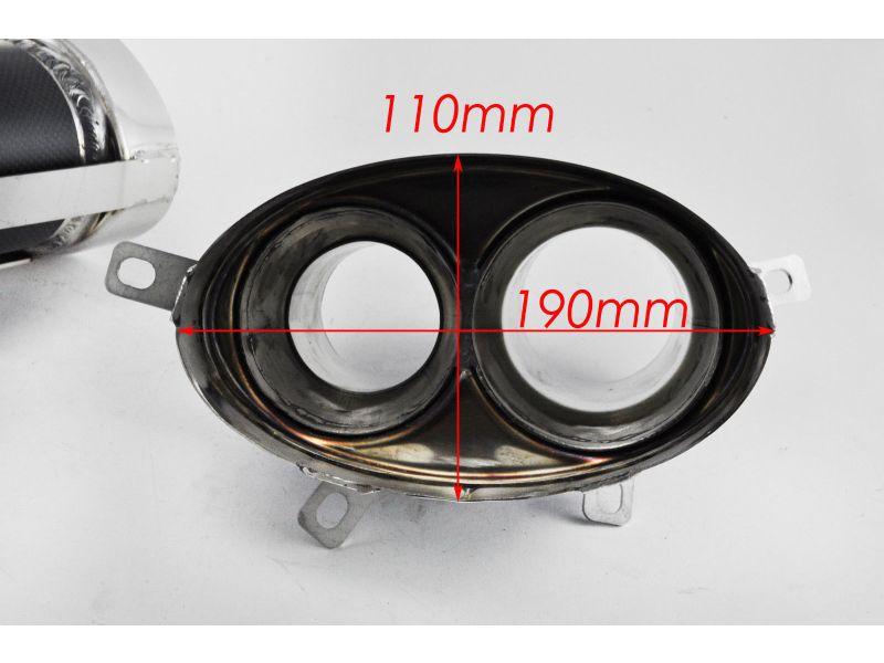 Audi R8 Mk1 (42) '07-: Audi R8 V8 4.2 Carbon Exhaust Tips