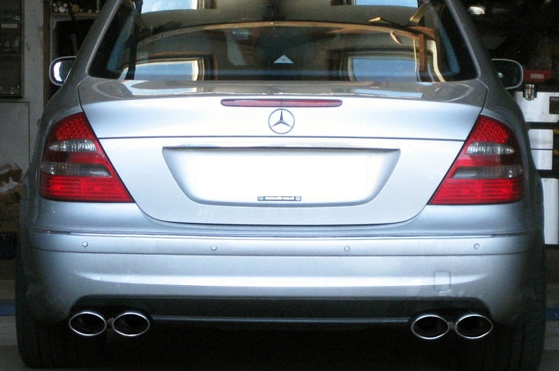 Exhaust Tips: universal Stainless Steel Exhaust Tips Dual Mercedes AMG ...