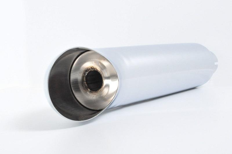 Motociclo Scarichi: Universale Acciaio Inox Cromato Moto Silenziatore ...