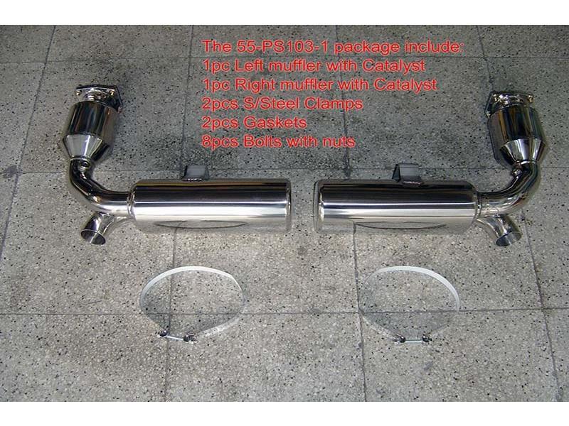 Porsche 911 Mk5 (996) '99-'04: Porsche 996 Turbo Rear Exhaust Muffler ...