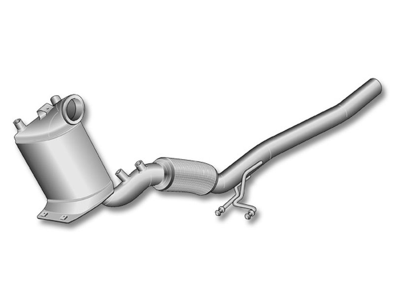 VW Transporter Mk5 (T5) '03-'14: HJS Filtro de Partículas Diésel City ...