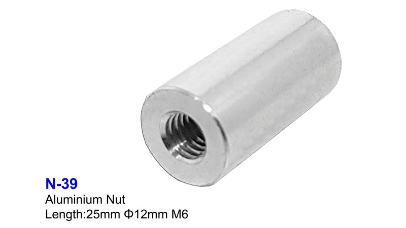 MAF Adapters: Aluminium Nut for MAF Sensor L25 D12 M6