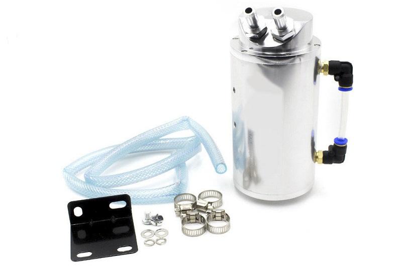 Oil Catch Tanks: Oil Catch Can D1 Style Silver