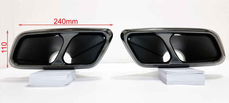 Exhaust Tips: Range Rover Sport SVR '14-'21 Stainless Steel Exhaust ...