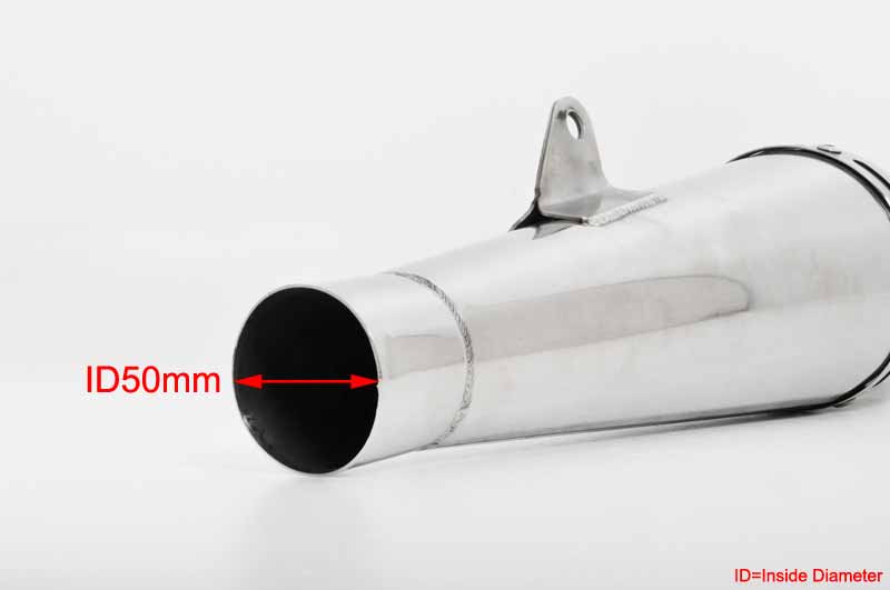 Motorcycle Exhausts: Universal Motorcycle Exhaust Muffler Stainless ...