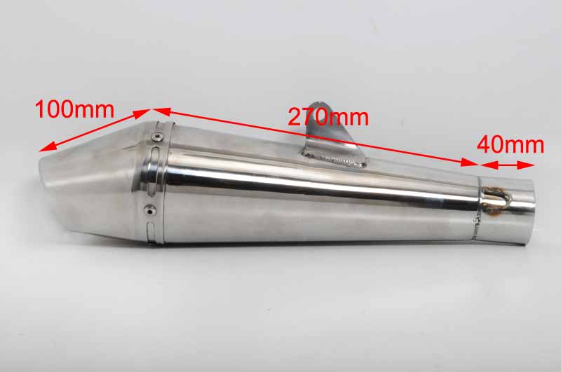 Motorcycle Exhausts: Universal Motorcycle Exhaust Muffler Stainless ...