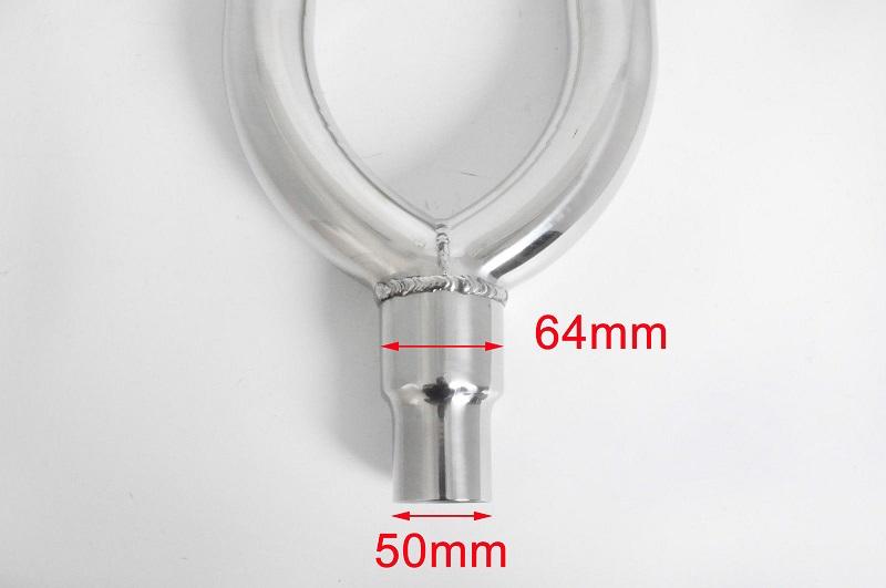 VW Golf Mk5 (1K) '04-'08: VW Golf 5 R32 Y Pipe for Custom Exhausts 2x54