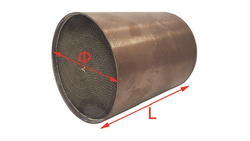 Tuning Catalyseurs: Metallic Catalytic Substrate Euro5 D100 L70 400cpsi