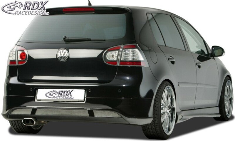 VW Golf Mk5 (1K) '04-'08: RDX rear bumper extension for VW Golf 5 "V2"