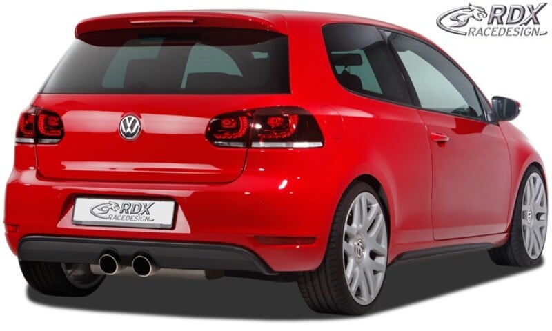 VW Golf Mk6 (5K) '08-'12: RDX rear bumper extension for VW Golf 6 GTI / GTD