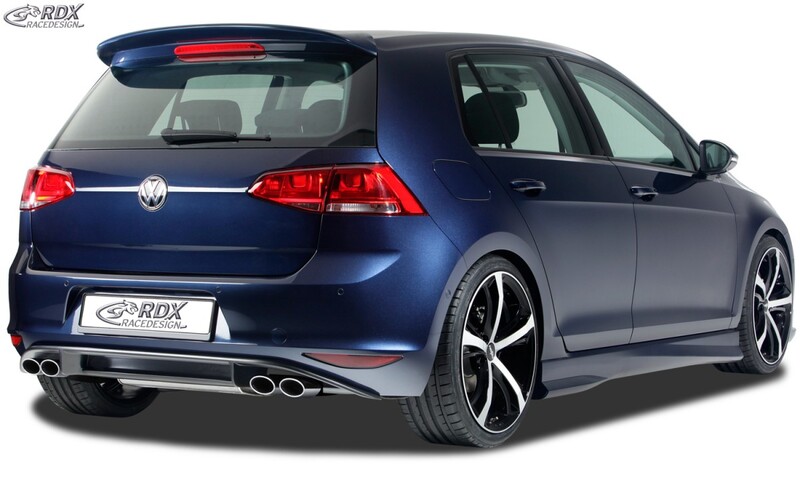 Diffusori Posteriori: RDX rear bumper extension for VW Golf 7 "R-Look ...