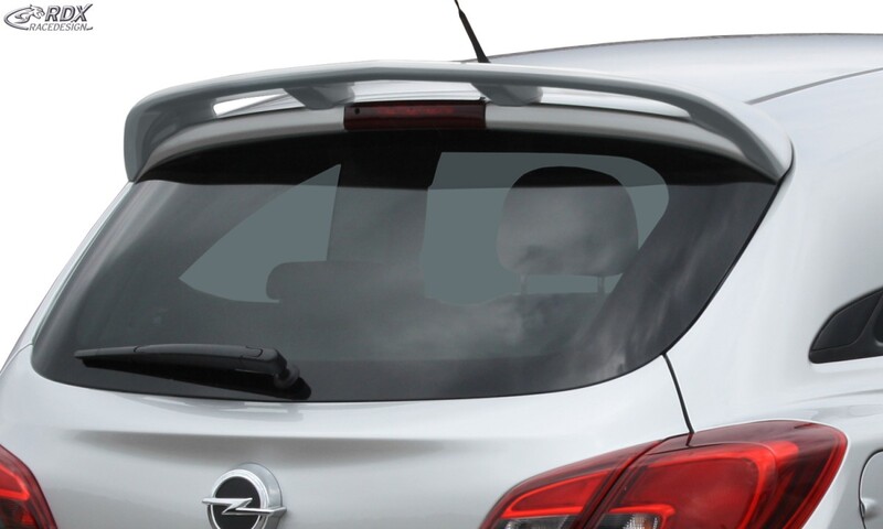 Rear Spoilers: RDX Roof Spoiler for OPEL Corsa E (3-doors) "OPC Look"