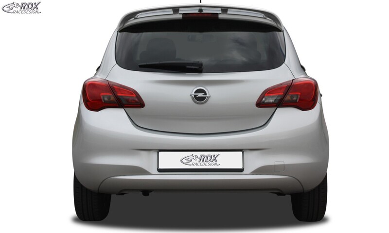 Rear Spoilers: RDX Roof Spoiler for OPEL Corsa E (3-doors) "OPC Look"