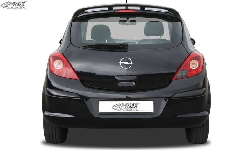 Rear Spoilers: RDX Roof Spoiler for OPEL Corsa D (3-doors) "OPC Look"