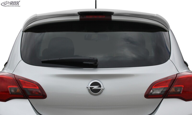 Rear Spoilers: RDX Roof Spoiler for OPEL Corsa E (3-doors)