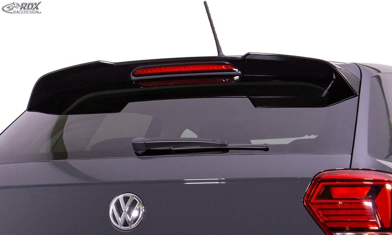 Rear Spoilers: RDX Roof Spoiler for VW Polo 2G Rear Wing Trunk Spoiler