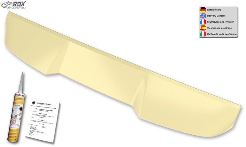 Rear Spoilers: RDX Roof Spoiler for MERCEDES V-Class W447 (for Tailgate ...