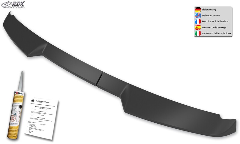 Rear Spoilers: RDX Roof Spoiler for VW Caddy SB 2K 2KN (2020+) for Barn ...