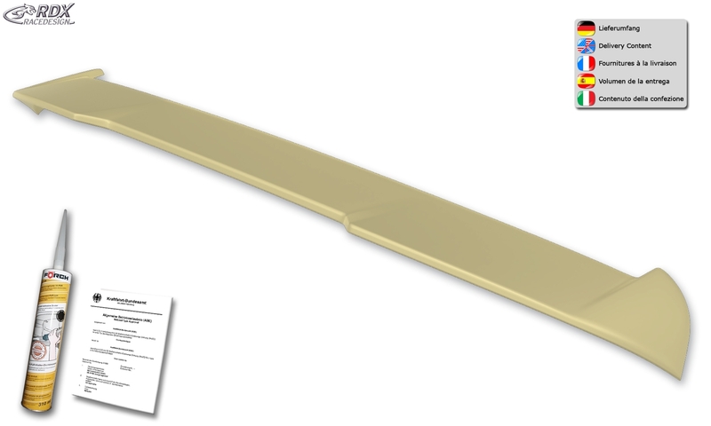 Rear Spoilers: RDX Roof Spoiler for DACIA Sandero 3 (DJF) 2020+ Rear ...