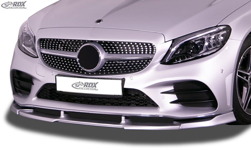 Front Spoilers: RDX Front Spoiler VARIO-X for MERCEDES C-Class AMG-Line ...