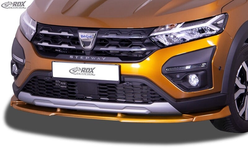 Front Spoilers: RDX Front Spoiler VARIO-X for DACIA Sandero 3 Stepway ...