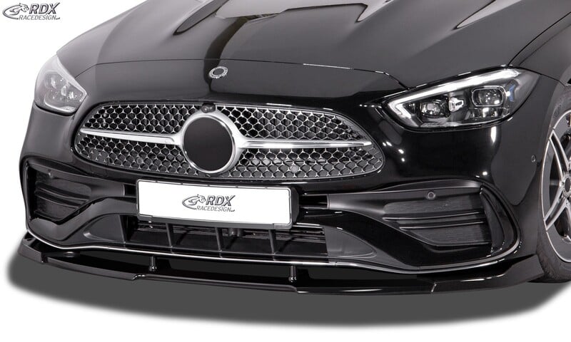 Front Spoilers: RDX Front Spoiler VARIO-X for MERCEDES C-Class AMG-Line ...