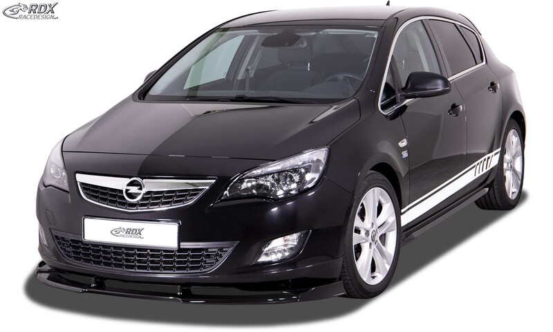 Front Spoilers: RDX Front Spoiler VARIO-X for OPEL Astra J -2012 (for ...