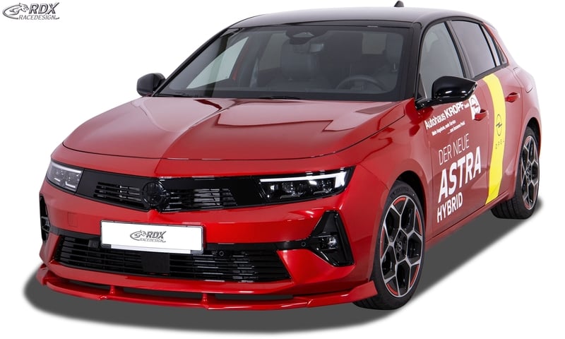 Front Spoilers: RDX Front Spoiler VARIO-X for OPEL Astra L Front Lip ...