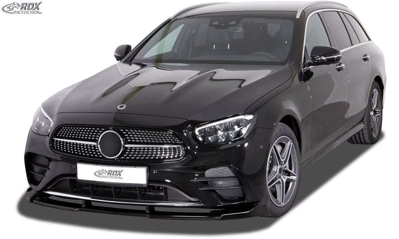 Front Spoilers: RDX Front Spoiler VARIO-X for MERCEDES E-Class AMG-Line ...