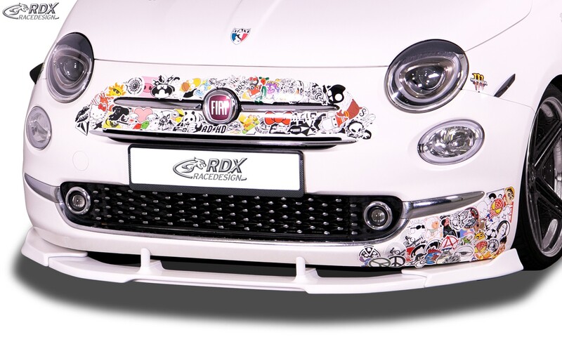 Front Spoilers: RDX Front Spoiler VARIO-X for FIAT 500 2016+ Front Lip ...