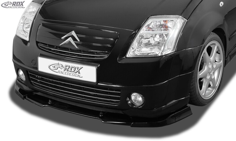 Front Spoilers: RDX Front Spoiler VARIO-X for CITROEN C2 VTR / VTS Front Lip Splitter