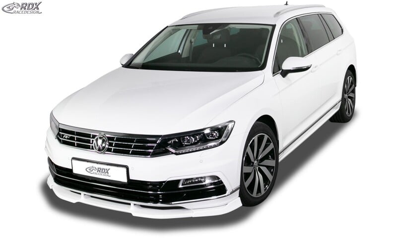 Front Spoilers: RDX Front Spoiler VARIO-X for VW Passat 3G B8 R-Line ...