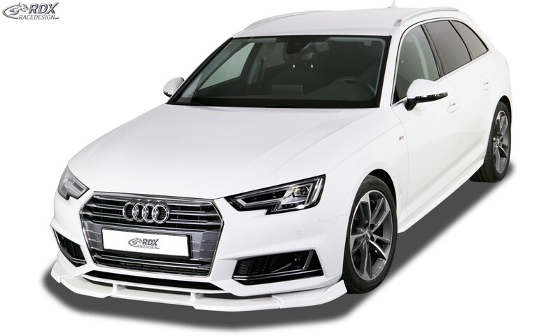 Front Spoilers: RDX Front Spoiler VARIO-X for AUDI A4 8W B9 (-2019, for ...