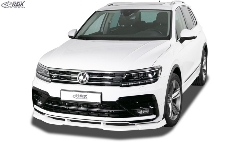 Front Spoilers: RDX Front Spoiler VARIO-X for VW Tiguan (2016+) R-Line ...