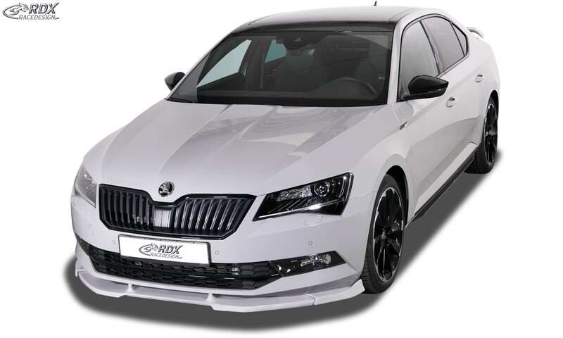 Front Spoilers: RDX Front Spoiler VARIO-X for SKODA Superb 3 (3V) Front ...
