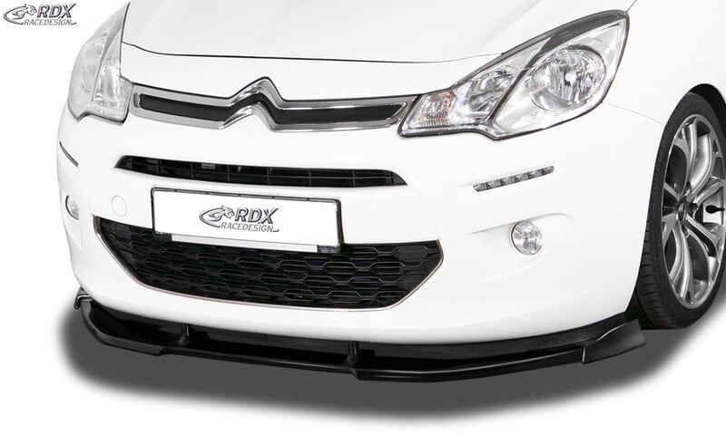 Front Spoilers Rdx Front Spoiler Vario X For Citroen C3 2013 2017