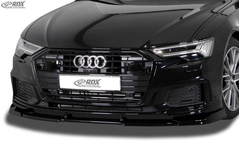 Front Spoilers: RDX Front Spoiler VARIO-X for AUDI A6 4K C8 2F S-Line ...