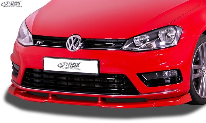 Front Spoilers: RDX Front Spoiler VARIO-X for VW Golf 7 R-Line (-2017 ...
