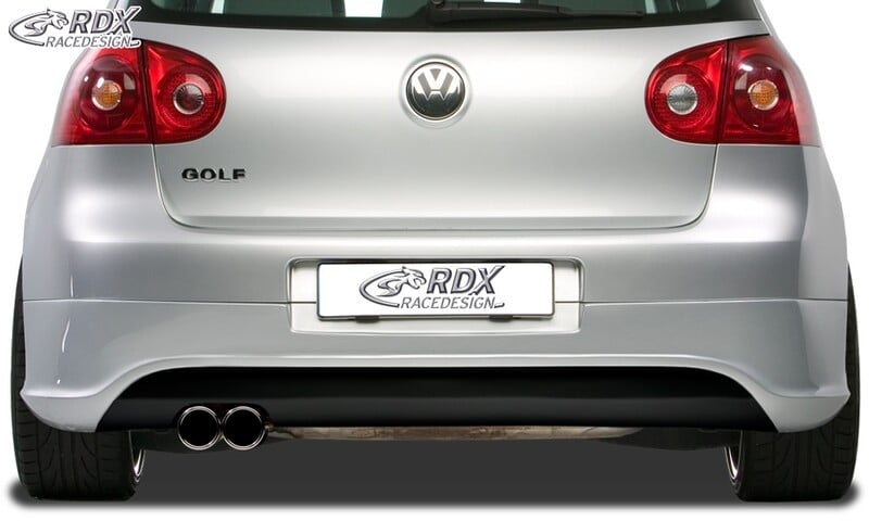 Rear Diffusers: RDX rear bumper extension for VW Golf 5 "R32 clean ...