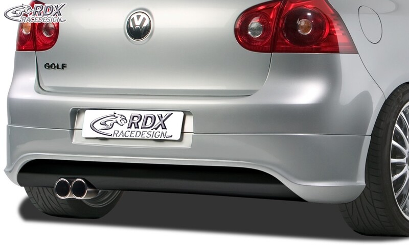 Rear Diffusers: RDX rear bumper extension for VW Golf 5 "R32 clean ...
