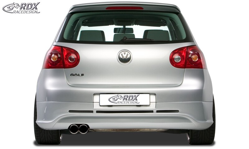Rear Diffusers: RDX rear bumper extension for VW Golf 5 "GTI/R-Five ...
