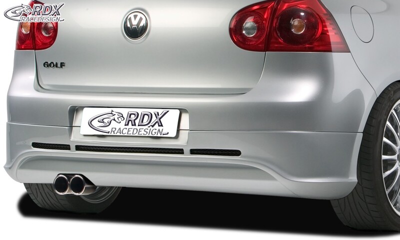 Rear Diffusers: RDX rear bumper extension for VW Golf 5 "GTI/R-Five ...