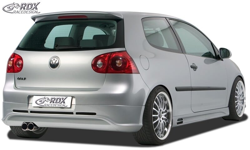 Rear Diffusers: RDX rear bumper extension for VW Golf 5 "GTI/R-Five ...