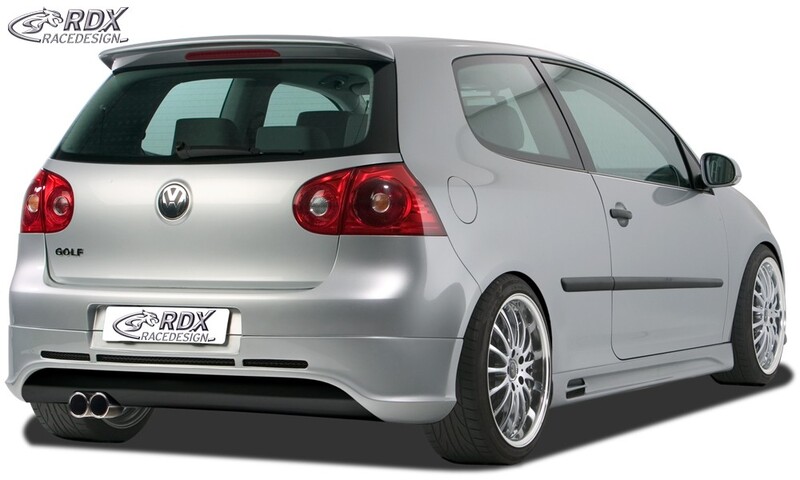 Rear Diffusers: RDX rear bumper extension for VW Golf 5 "GTI/R-Five ...