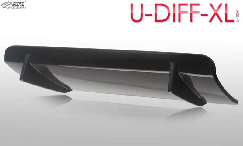 Diffuser/Achterskirts: RDX Rear Diffusor U-Diff XL for VOLVO V90 / S90 ...