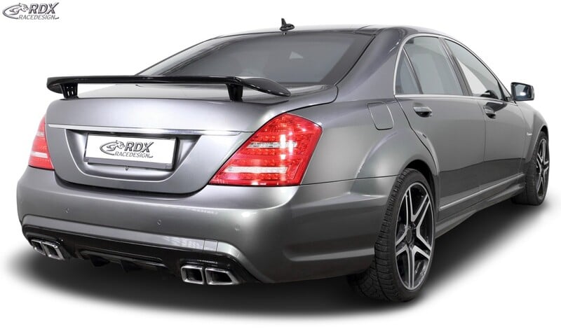 Rear Spoilers: RDX Rear Spoiler for MERCEDES S-Klasse W221 Rear Wing