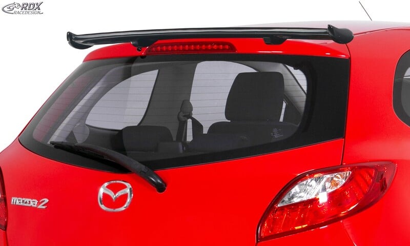 Rear Spoilers: RDX Roof Spoiler for MAZDA 2 (DE) 2007-2014 Rear Wing